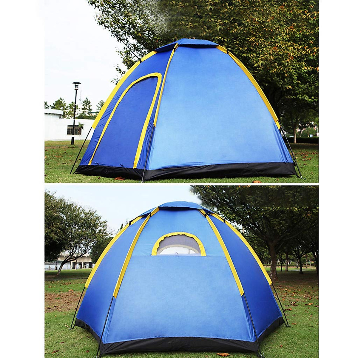 Toxz Tent for Camping 3-4 Person Lightweight Backpacking Outdoor Tent with Carrying Bag,Waterproof Ventilation Anti-UV,Easy Setup(Ship from US!)