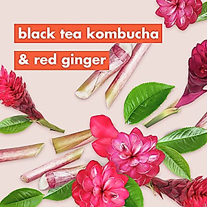 Love Beauty And Planet Silicone Free Conditioner Detox and Nourishment Black Tea Kombucha & Red Ginger Hair Care for Soft & Shiny Hair, Floral, 32 Fl Oz