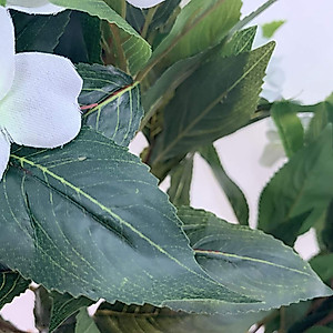 Lopkey Artificial Impatiens Bouquet Flower Patio Lawn Garden Wedding Photo Decor(2Pcs)