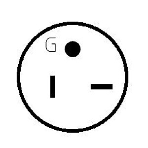 Parkworld 885767 NEMA 6-20 Extension Cord 6-20P to 6-20R (T Blade Female Also for 6-15R Adapter) 250V, 20A, 5000W (16FT)