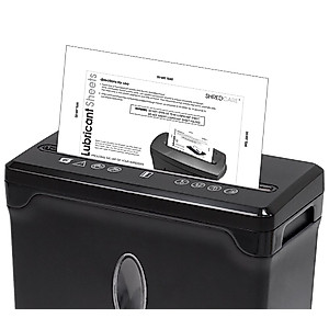 Shredcare Paper Shredder Lubricant Sheets SCLS12 (Pack of 12) 8.5" x 6"