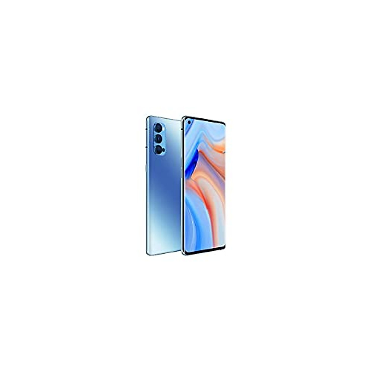 OPPO Reno4 Pro 5G Dual-SIM 256GB (GSM Only | No CDMA) Factory Unlocked Android Smartphone (Galactic Blue) - International Version