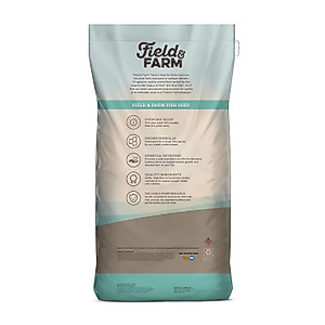 KENT Field and Farm Fish Feed, Pond Stocker 32, High Protein, Ruminant Meat-Free, Bone Meal-Free, Fixed Ingredient Formula, Ideal for Bass, Bluegill and Catfish, 25 Pound Bag