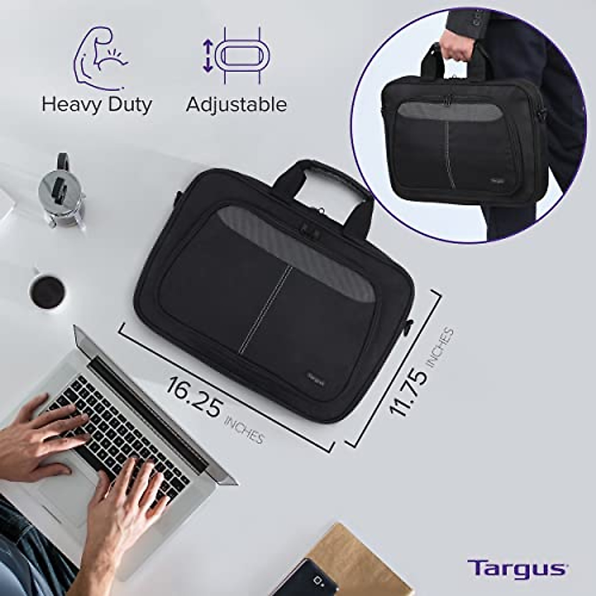 Targus Intellect Slipcase for 15.6-Inch Laptops and Tablets, Black (TBT240US)