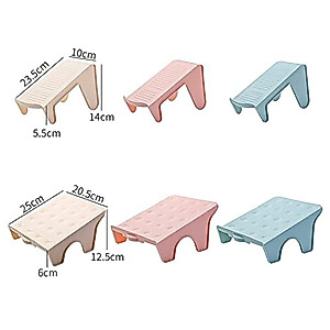 ENDAN Shoe Shelf Household Double-Layer Shoe Storage Rack Plastic Integrated Shoe Holder Simple Space Saver Three-Dimensional Shoe Slots Shoe Box (Color : A2)