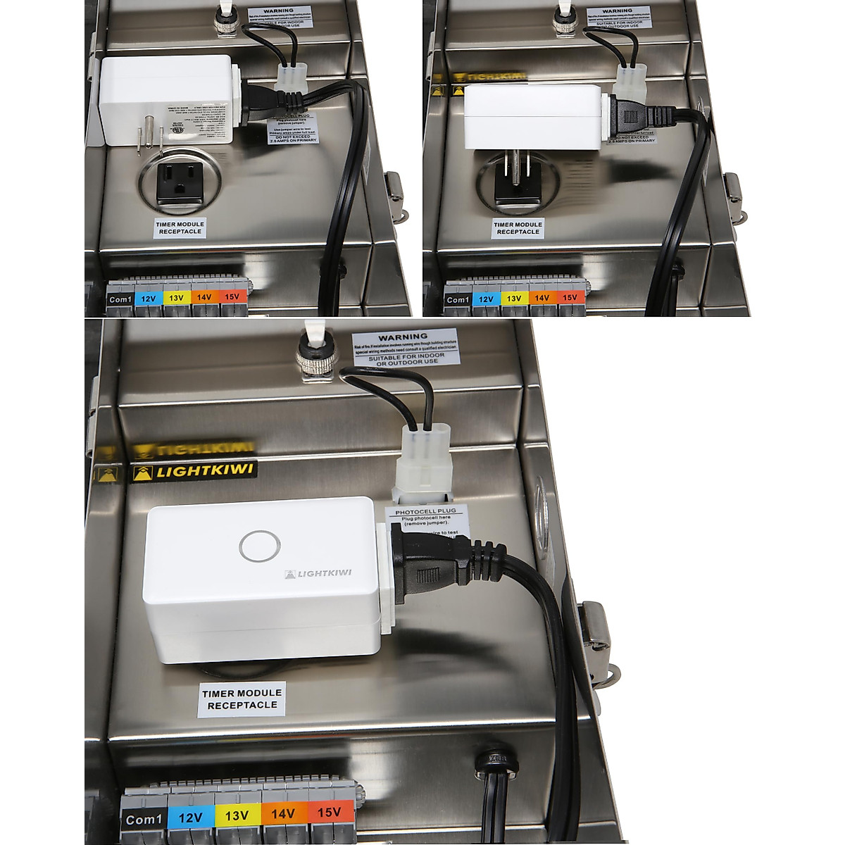 Lightkiwi E2683 WiFi Smart Plug for Low Voltage Landscape Lighting Transformer