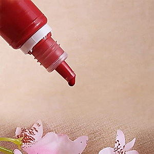 Othmro 20Pcs 0.2oz Lab Dropping Bottles 5ml PE Plastic Bottles Lab Eye Dropper Bottles Squeezable Eye Liquid Drop Bottle Small Mouth Drop Bottles Sample Seal Storage Bottles with Yellow Cap for Travel