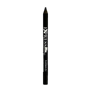 FARMASi Express Waterproof Eye Pencil, Waterproof, Fade-Proof Eye Makeup, Easy to Sharpen Liner Pencil, Long Lasting, Smudge Proof Eye Liner, 0.04 oz / 1.14 g (Black)