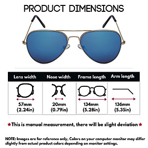 Edge I-Wear 12 Pack Aviators Bulk Sunglass Men Pilot Spring Hinge Wholesale Sunglasses (N25095A-REV)