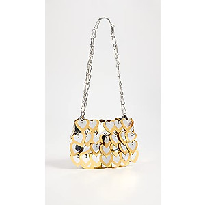 Paco Rabanne Women's Sparkle Nano Bag, M042, Gold, Silver, One Size