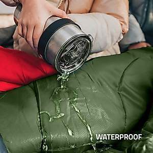 MalloMe Sleeping Bags for Adults Cold Weather & Warm - Backpacking Camping Sleeping Bag for Kids 10-12, Girls, Boys - Lightweight Compact Camping Essentials Gear Accessories Hiking Sleep Must Haves