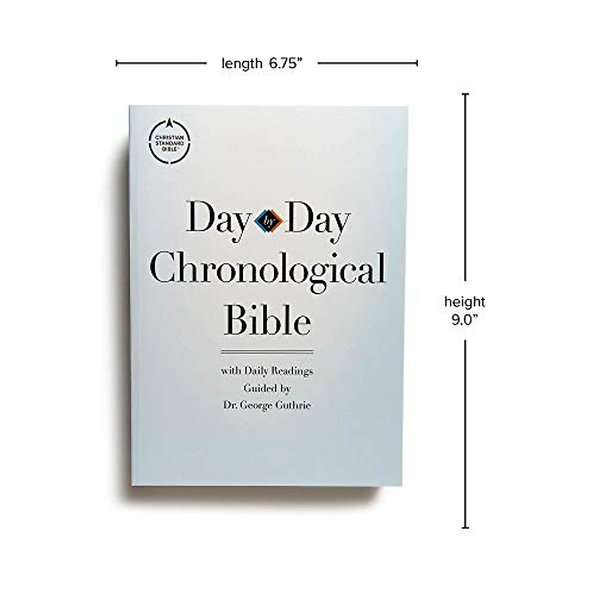 CSB Day-by-Day Chronological Bible, TradePaper, Black Letter, 365 Day, One Year, Reading Plan, Single-Column, Easy-to-Read Bible Serif Type