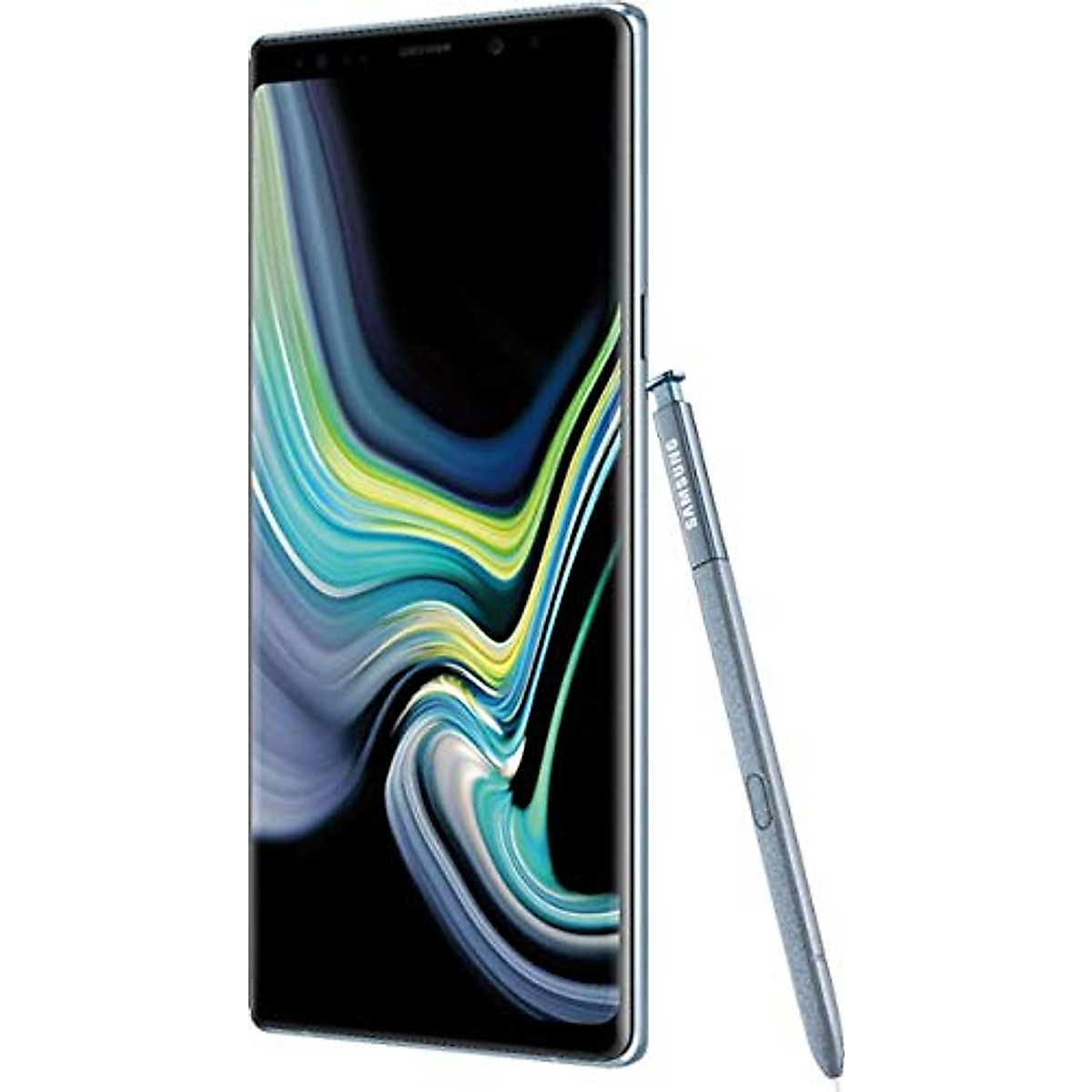 Straight Talk Samsung Galaxy Note 9 "Cloud Silver 128GB SM-N960U & A CDMA BYOD kit & A Samsung Charging Stand Plus A Installed Armor-Suit Full-Body Protector Bundle.
