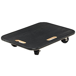 Black + Decker BPWM09W Portable Washer & Vestil FWD-1824-3R Fiberwood Dolly with 3" Rubber Casters, 800 lbs Capacity, 23-3/4" Length x 17-7/8" Width x 4-11/16" Height Deck