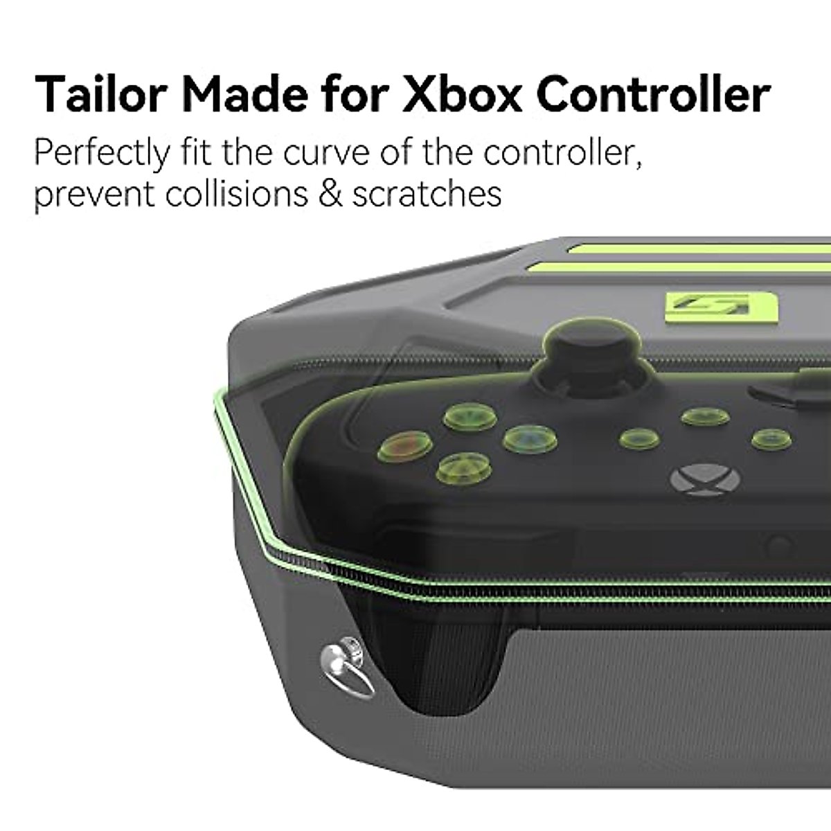 GeekShare Cute Gaming Controller Case-Controller Holder Hard Shell Travel Carrying Case for Xbox one,Xbox Series X|S,Xbox Elite Wireless Controller and Other Accessories (Black)