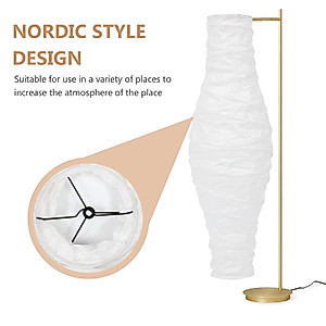 Paper Stand Lampshade Simple Home Lampshade Chic Light Shade Beautiful Lampshade Decorative Light Cover Lamp Accessory Paper Lamp Cover Floor Lamp Cover Fashionable Lampshade