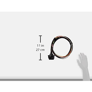 Maypole 8080B2M BK 13-Pin Pre-Wired Socket Sheathed Cables, 2 m