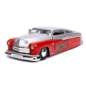 Jada Bigtime Muscle 1:24 1951 Mercury Coupe Die-cast Car Red, Toys for Kids and Adults
