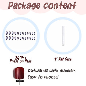 BABALAL Fake Nails BBCRJ1184