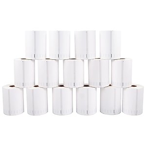 L LIKED 15 Rolls Compatible with Dymo 1744907 Internet Postage Labels 4" x 6" Shipping Labels Compatible with Rollo, DYMO 4XL & Zebra Desktop Printers (220 Labels Per Roll)