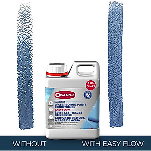 OWATROL Easy Flow Paint Premium Additive, Medium for Acrylic Paint Pouring Art, Water-Based Acrylic Paint Conditioner to Eliminate Brush and Roller Marks 1.06 US Quart (1 Liter)