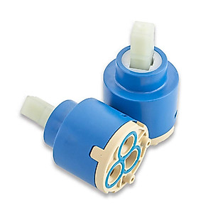 XUCHUAN Diameter 35mm Ceramic Faucet Cartridge Replacement for Single Handle Kitchen Basin Shower Faucet Part, Ceramic Faucet Valve