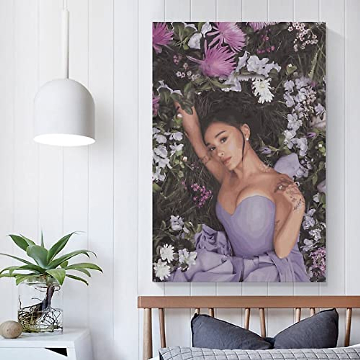 BIVEE Ariana Singer Grande Poster 08x12inch(20x30cm) Decorative Painting Canvas Wall Art Living Room Posters And Prints Unframed Wall Art Gifts Decor