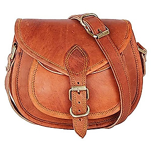 Leather Boho-Gypsy Bags For Women Shoulder Perfect Brown Leather Purses And Handbags For Everyday Use Handmade Leather Bag For Women Unique and Stylish Brown Leather Purse By KALANI EXPORT HOUSE