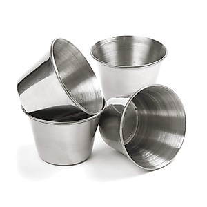 Norpro Stainless Steel Sauce Cups, Set of 4
