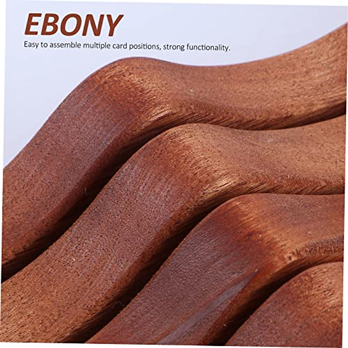 1pc Ebony Holder Storage Rack Desk Top Organizer Shelf Block Organizer Tray Desktop Organizer Shelf Kitchen Cutter Storage Holder Cutter Shelf Home Kitchen Cutter Rack Brown GRADENEVE