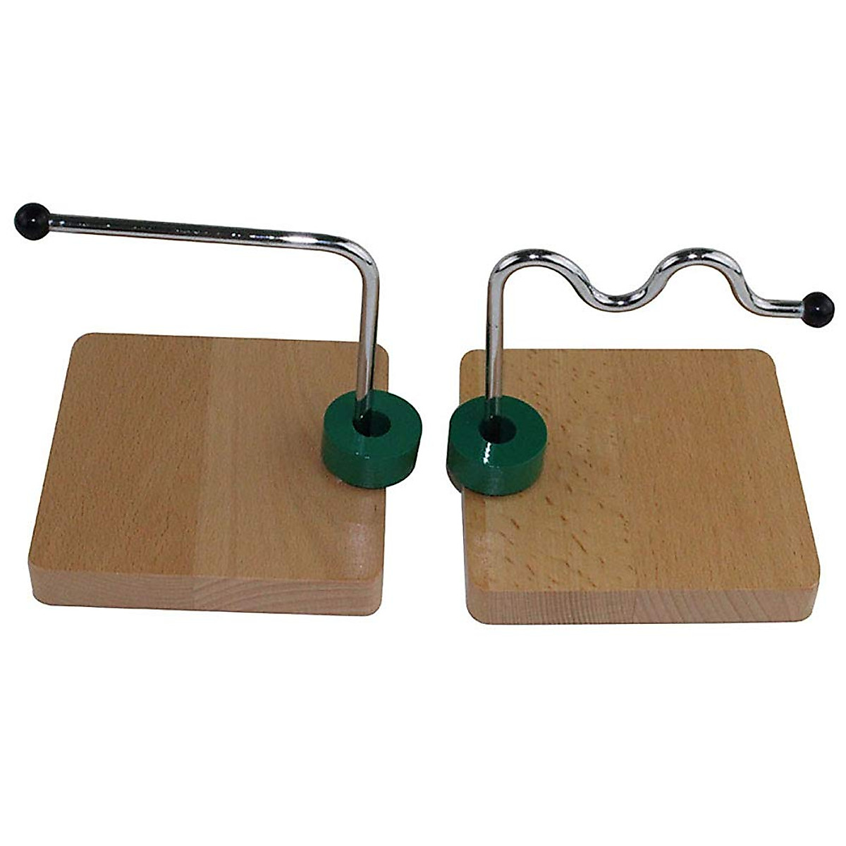 Kghios Montessori Infant Toys Materials for Toddlers Babies 6-12-18 Months -1-2 Year Old Horizontal Dowel Variation - Serpentine and Straight Educational Tools Preschool Early Development Baby Toy