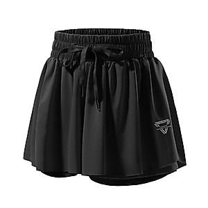Flowy Shorts for Women Butterfly Summer Girls Shorts Preppy Kiki Kona Athletic Running Shorts Black XXS