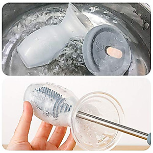 haakaa Manual Breast Pump Breastfeeding Pump 4oz/100ml+Lid Food Grade Silicone Bundle with Ladybug Silicone Milk Collector 2pk