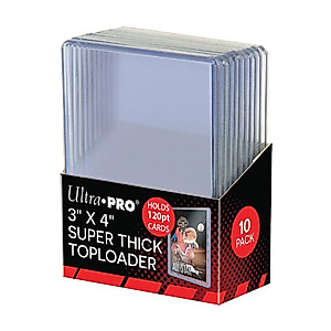 Ultra Pro Toploader Top Loader - 3"x4" 120pt. (10ct)