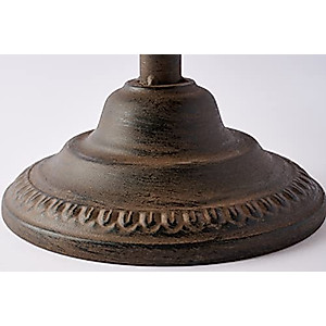 Mud Pie Wood and Iron Adjustable Server, 11" x 10", Small