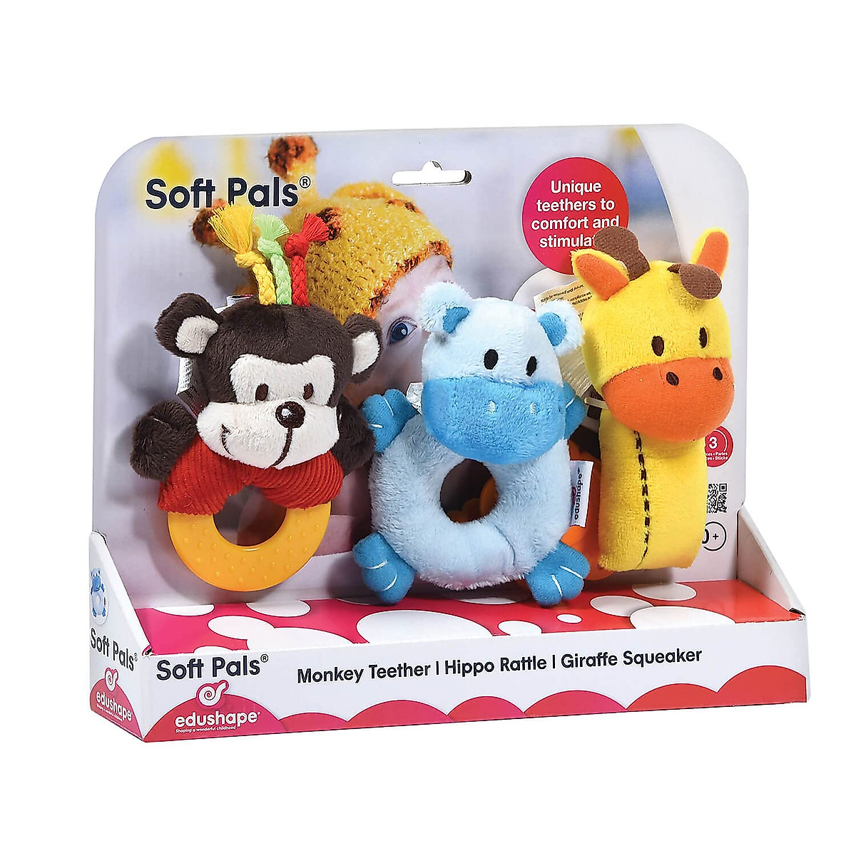 Edushape Soft Pals, 3 Piece