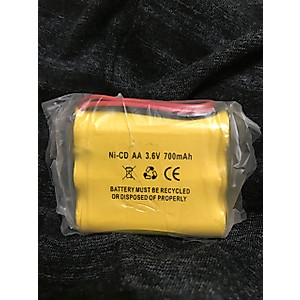 AA900MAH Unitech 6200RP LEDR-1 Lowes 253799 OSA230 3.6V 700MAH 900MAH Battery for Exit Sign Emergency Light NiCd 800mah 600mah 1000mah