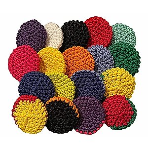Handmade Nylon Kitchen Scrubbers - Pot Scrubbers - Sponge - Scouring Pad - Reusable - Scrubbies - set of 3 (or 4) - double thickness - large