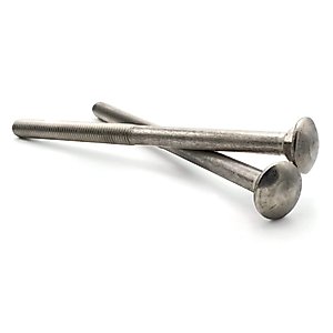Carriage Bolt 18-8 Stainless Steel 1/2"-13 x 8 Qty-25