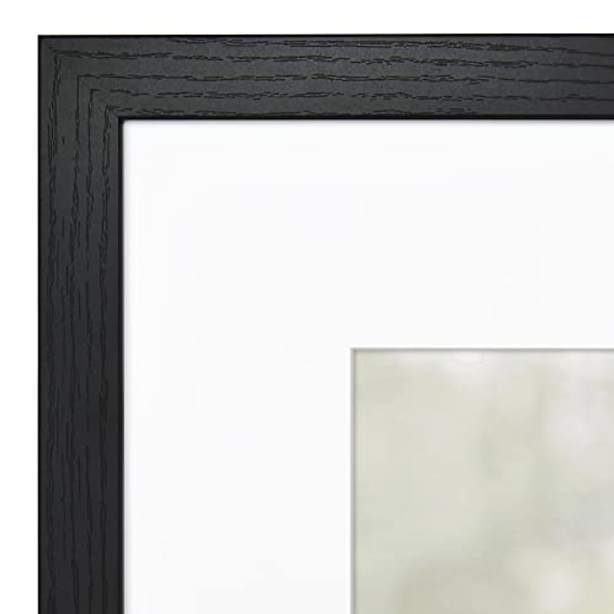 Americanflat 18x24 Poster Frame in Black - Use as 12x18 Picture Frame with Mat or 18x24 Frame Without Mat - Wide Engineered Wood Frame, Plexiglass Cover, and Hanging Hardware for Wall