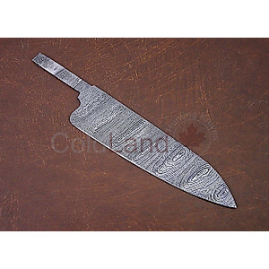 ColdLand knife blanks, Damascus Knife Blank for Kitchen, Professional Kitchen Hand Forged Knife Blanks for Knife Making, Knife Blanks Blade for Chef Knife