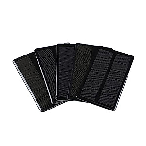 SUNYIMA 5Pcs Polycrystalline Mini Solar Panels Solar Cells Solar System Kit 6V 180mA 133mm x 73mm/5.23"x 2.87" for DIY Electric Toy Materials Photovoltaic Cells Solar DIY System Kits