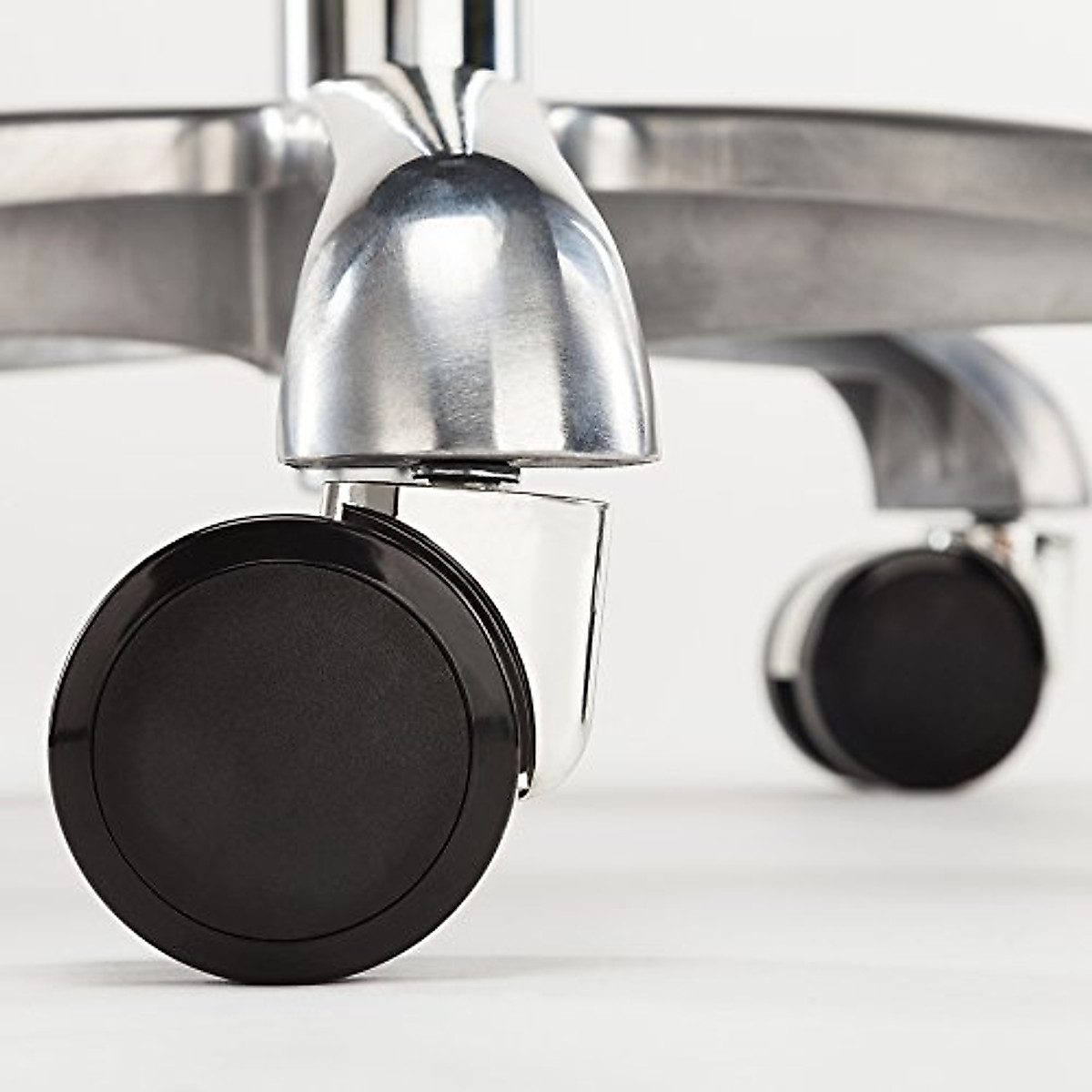 DR.LOMILOMI Extra-Wide Seat Rolling Swivel Clinic Medical Salon Stool Chair with Memory Foam 502