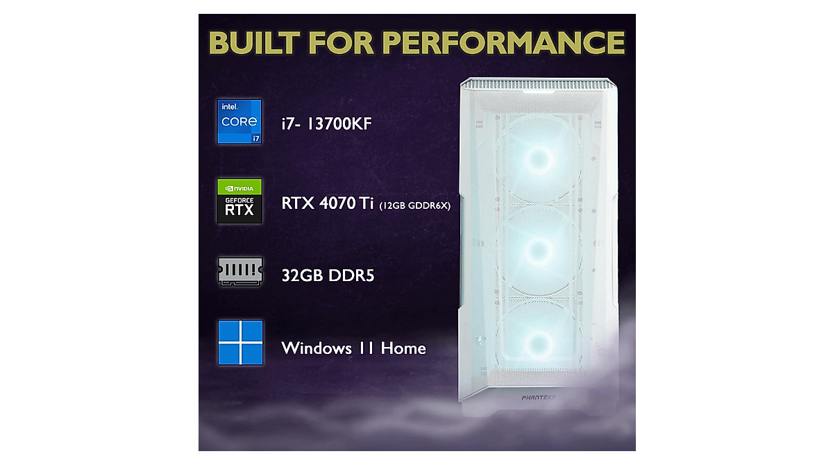 Cobratype Yuxa Warrior Desktop Gaming PC - Intel Core i7-13700KF, RTX ...