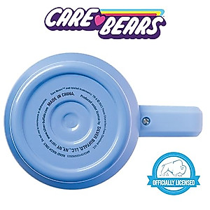 Silver Buffalo Care Bears Grumpy Bear Like I Care Stainless Steel Tumbler with Handle and Straw, Fits in Standard Cup Holder, 40 Ounces