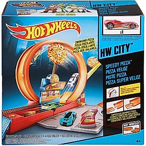 Hot Wheels Mattel Speedy Pizza Set, Multicolor