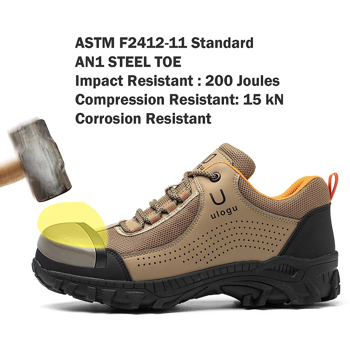 Steel Toe Tennis Shoes for Men Lightweight Slip Resistant Breathable Contruction Comfortable Women Work Shoes Indestructible Safety Sneakers Industrial zapatos de trabajo para hombres seguridad acero