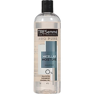 TRESemme Pro Pure Micellar Moisture Shampoo, Paraben and Dye Free, Daily Moisture for Dry, Dull Hair, Unisex, 16 fl oz