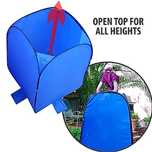 Pop-Up Room in a Bag Instant Portable Changing, Shower and Bathroom with Dura-light Steel Frame and Weather-Resistant material for for Pontoon / Deck / Fishing / Sail Boat. Included Tie-Down Kit.