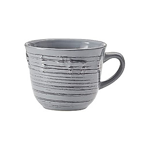 Pfaltzgraff Trellis Lodge 16 Piece Dinnerware Set, Service For 4, Gray